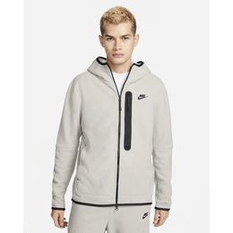Kapuzensweatshirt mit Reißverschluss Nike Sportswear Tech Fleece Grau Mann - DQ4801-016 XS