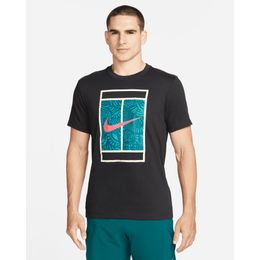 Tennisshirt Nike NikeCourt Schwarz Mann - FJ1502-010 XL