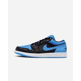 Schuhe Nike Air Jordan 1 Low Schwarz & Blau Herren - 553558-041 11.5