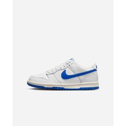 Schuhe Nike Dunk Low Weiß & Königsblau Kinder - DH9765-105 3.5Y