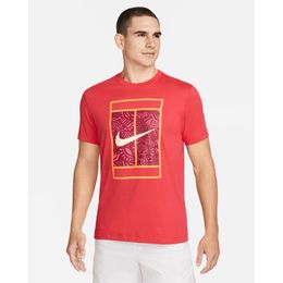 Tennisshirt Nike NikeCourt Rot Mann - FJ1502-631 L