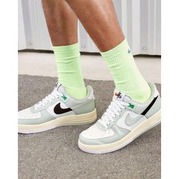 Schuhe Nike Air Force 1 Grau & Weiß Mann - DZ2522-001 7