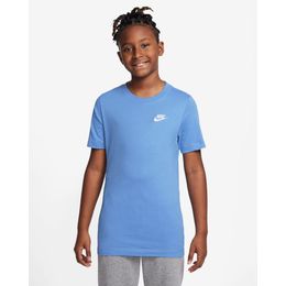 T-shirt Nike Sportswear Blau & Weiß Kind - AR5254-450 M