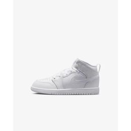Schuhe Nike Jordan 1 Mid Weiß Kind - 640734-136 10.5C