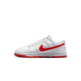 Schuhe Nike Dunk Low Weiß & Rot Mann - DV0831-103 10.5