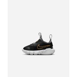 Schuhe Nike Flex Runner 2 Schwarz & Gold Kind - DJ6039-007 7C