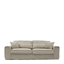 Rivièra Maison 3,5-Sitzer Sofa Metropolis, Soft Beige, Chenille Jacquard Vogue