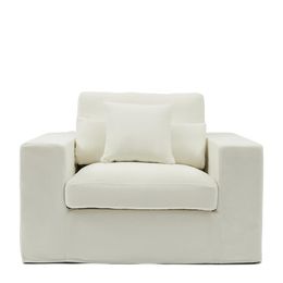 Rivièra Maison Loveseat Miles, Sparkling White, Copperfield Weave