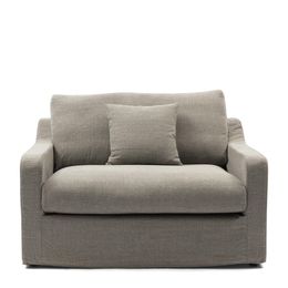 Rivièra Maison Loveseat Giovanni, Stone, Washed Cotton