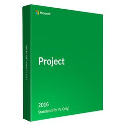 Microsoft Project 2016 Standard - Microsoft Lizenz
