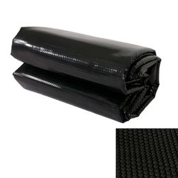 MCW Pool-Abdeckung W&auml;rmeplane Abdeckplane Solarplane Solarabdeckung, St&auml;rke: 200 &micro;m ~ rechteckig 6x4m schwarz