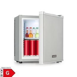 Klarstein Secret Cool Mini-K&uuml;hlschrank Mini-Bar 13l 22dB 2 Etagen Silber