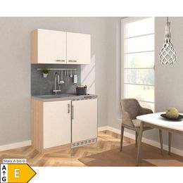 respekta Minik&uuml;che MK100ESWOSC 100 cm wei&szlig; - Glaskeramikkochfeld