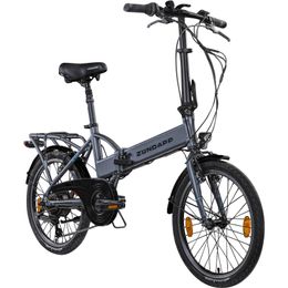 Zündapp Zündapp Z101 20 Zoll Elektro Klapprad für Erwachsene 150 - 180 cm 6 Gang E Klappfahrrad E Bike Faltrad Pedelec StVZO