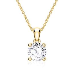Brilladia Kette für Damen aus 14K Gold mit Diamant