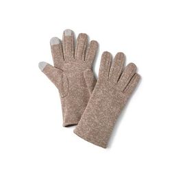 Tchibo Strickfleece-Handschuhe, braun