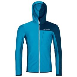 Ortovox - Fleece Light Grid Hooded Jacket - Fleecejacke Gr S blau