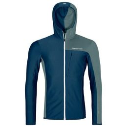 Ortovox - Fleece Light Grid Hooded Jacket - Fleecejacke Gr XL blau