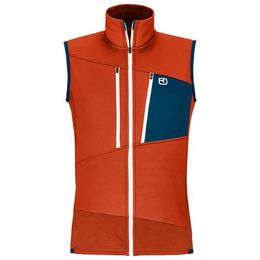 Ortovox - Fleece Grid Vest - Merinoweste Gr XXL rot