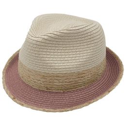 CAPO - Strohhut Trilby - Hut Gr 56 cm beige