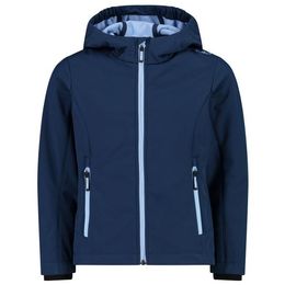 CMP - Girl's Jacket Fix Hood Softshell - Softshelljacke Gr 98 blau