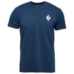 Black Diamond - S/S Equipment For Alpinist Tee - T-Shirt Gr XS blau