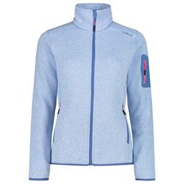 CMP - Women's Jacket Jacquard Knitted - Fleecejacke Gr 34 blau