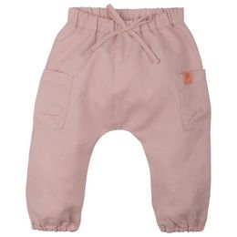 Pure Pure - Kid's Mini-Hose Baumwolle-Leinen - Freizeithose Gr 80 rosa