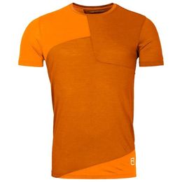 Ortovox - 120 Tec T-Shirt - Merinoshirt Gr S orange