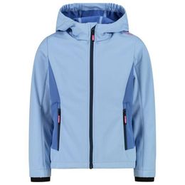 CMP - Girl's Jacket Fix Hood Softshell - Softshelljacke Gr 152 blau