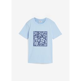 bonprix T-Shirt mit Blumendruck