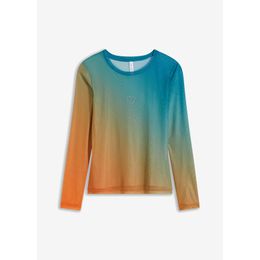 bonprix Mesh Shirt mit Ombré Effekt