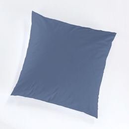 H.G. Hahn-Haustextilien Kissenbezug Jersey blau (BL 80x80 cm)