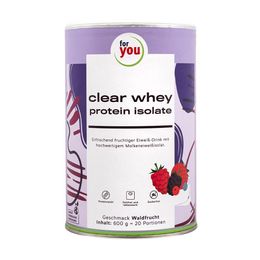 for you eHealth for you clear whey protein isolate - Waldfrucht