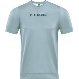 Cube ATX Rundhalstrikot Kurzarm grey XL