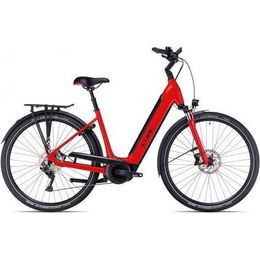 Cube Supreme Sport Hybrid Pro 500 Wh E-Bike Easy Entry 28" red'n'black 50cm/S