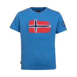 Trollkids Funktionsshirt "Oslo" in Blau - 140