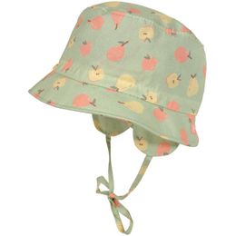 MaxiMo - Baby-Hut ÄPFEL mit Ohrenschutz in hellgrün, Gr.43
