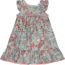 Manguun Blusenkleid, Knielänge, Paisley-Muster, für Kinder, grün, 116
