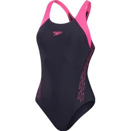 Speedo® Badeanzug, Brustunterstützung, EnduraFlex-Gewebe, für Damen, blau, 42