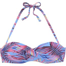 Lascana Breese Balconette-Bikini, wattiert, abnehmbare Träger, für Damen, blau, 38D