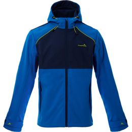 Moorhead Athleisure-Urban Softshelljacke, Kapuze, Stehkragen, für Herren, blau, 48