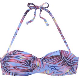 Lascana Breese Balconette-Bikini, wattiert, abnehmbare Träger, für Damen, blau, 36A