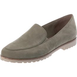 Tamaris Slipper, Blockabsatz, Leder, für Damen, grün, 41