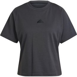 Adidas Sportswear Funktionsshirt, Logo-Print, für Damen, schwarz, M