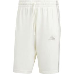 Adidas Shorts, Gummibund, Logo-Stickerei, für Herren, weiß, XXL