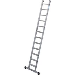 Krause Schwerlast-Anlegeleiter, 80 mm Alu-Stufen, bis 225 kg, 12 Stufen