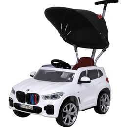 Rollplay Push Car mit ausziehbarer Fußstütze, ab 1 Jahr, BMW X5M, weiß