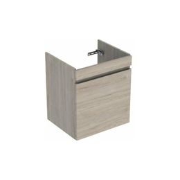 Keramag - Geberit Renova Plan Unterschrank für Waschtisch, mit 1 Schublade, 53,6x60,6x44,6cm, 501905, Farbe: Nussbaum hickory hell / Folie