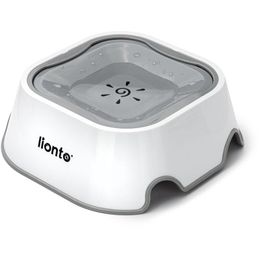 Lionto - Wassernapf für Hunde & Katzen auslaufsicherer Hundenapf Trinknapf für Haustiere Anti Schlabber Napf rutschfest, 1 Liter